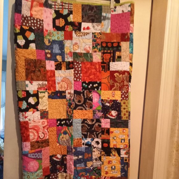 Cypress Creek Quilters | Bedding | Quilted Multcolored Patchwork Style Qorgeous Quilt 48x48 ...